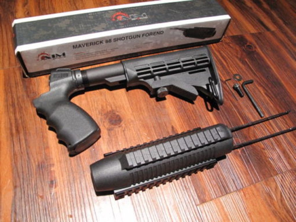 AIMSPORTS Fits Maverick 88 6 position Stock and Forend TRI RAIL ...
